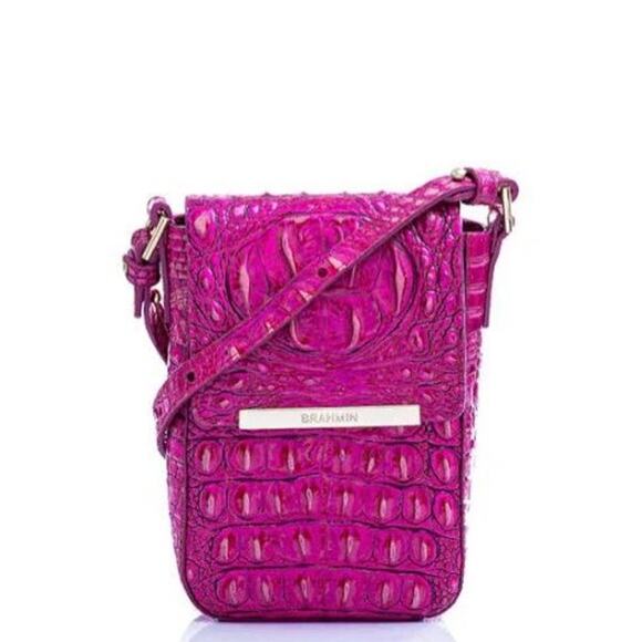 Brahmin | Bags | Brahmin Sasha Potion Melbourne Genuine Leather Phone ...